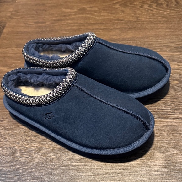 UGG | Shoes | Ugg Dark Blue Cozy Slippers | Poshmark